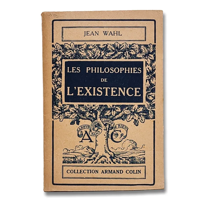 Les philosophies de l'existence - Incunabula
